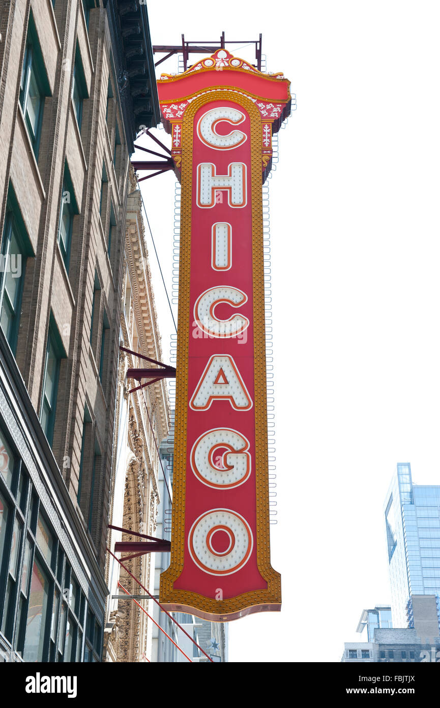 Chicago Theater, formerly the Balaban and Katz Chicago Theater in ...