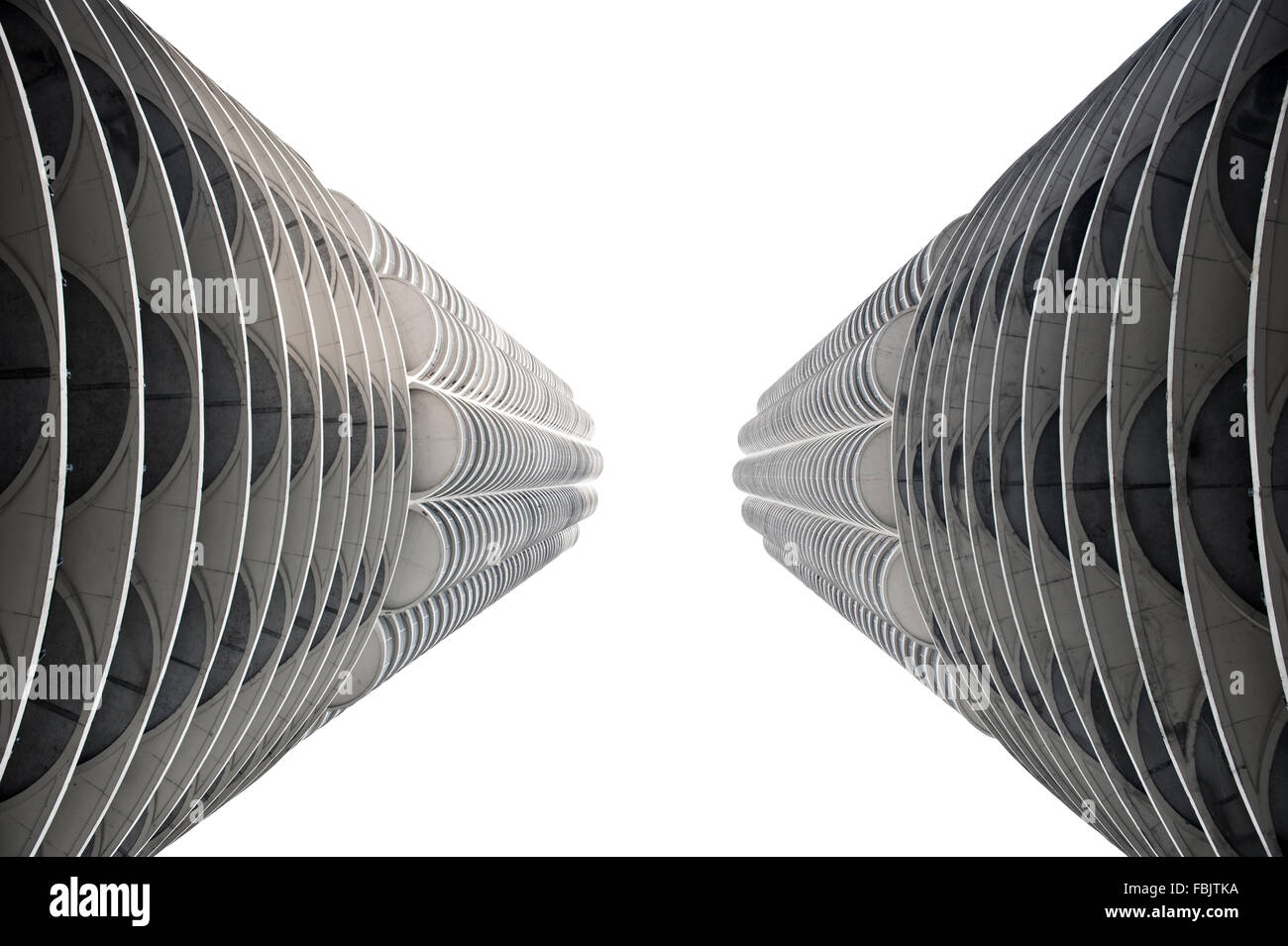 Closeup of Contemporary Tower Stock Photo - Alamy
