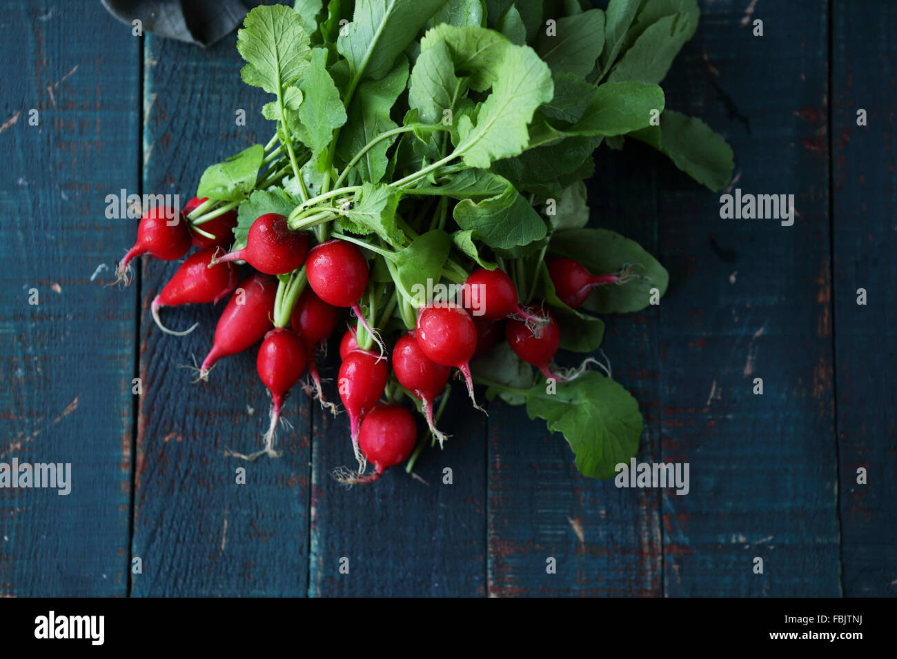 Top view red radishes hi-res stock photography and images - Alamy