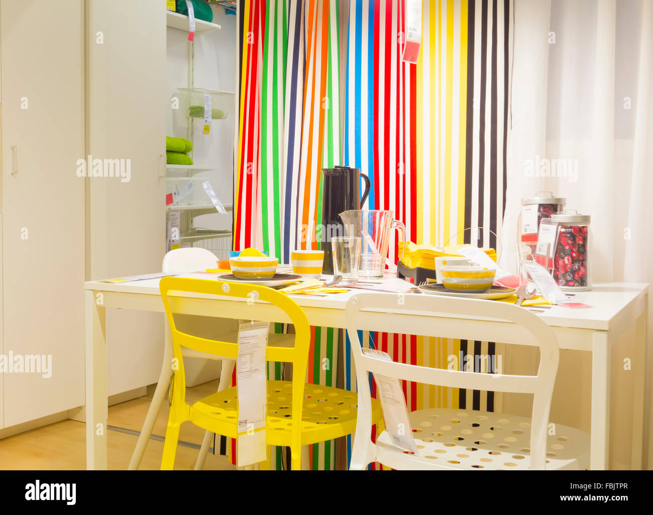 Home furnishings in Ikea store Stock Photo - Alamy