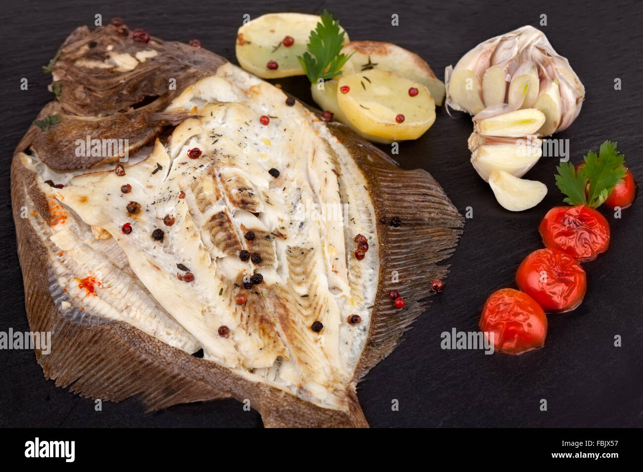 Turbot fish hi-res stock photography and images - Alamy