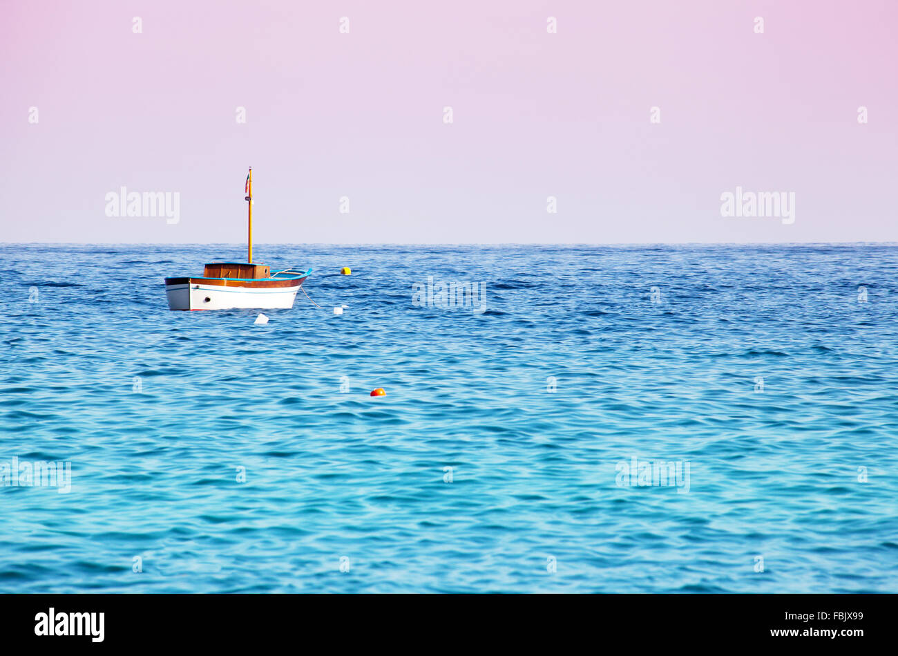Lonely small boat anchor in hi-res stock photography and images - Alamy