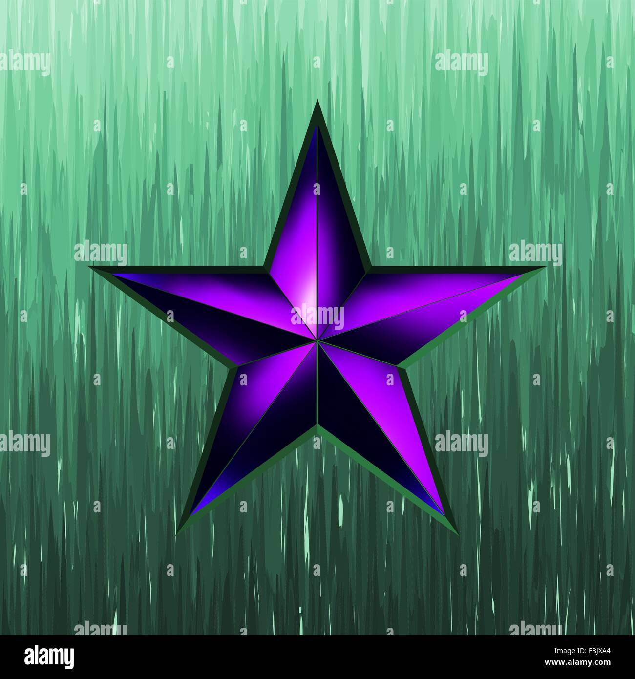 illustration of a purple star on steel. EPS 8 Stock Vector Image & Art ...