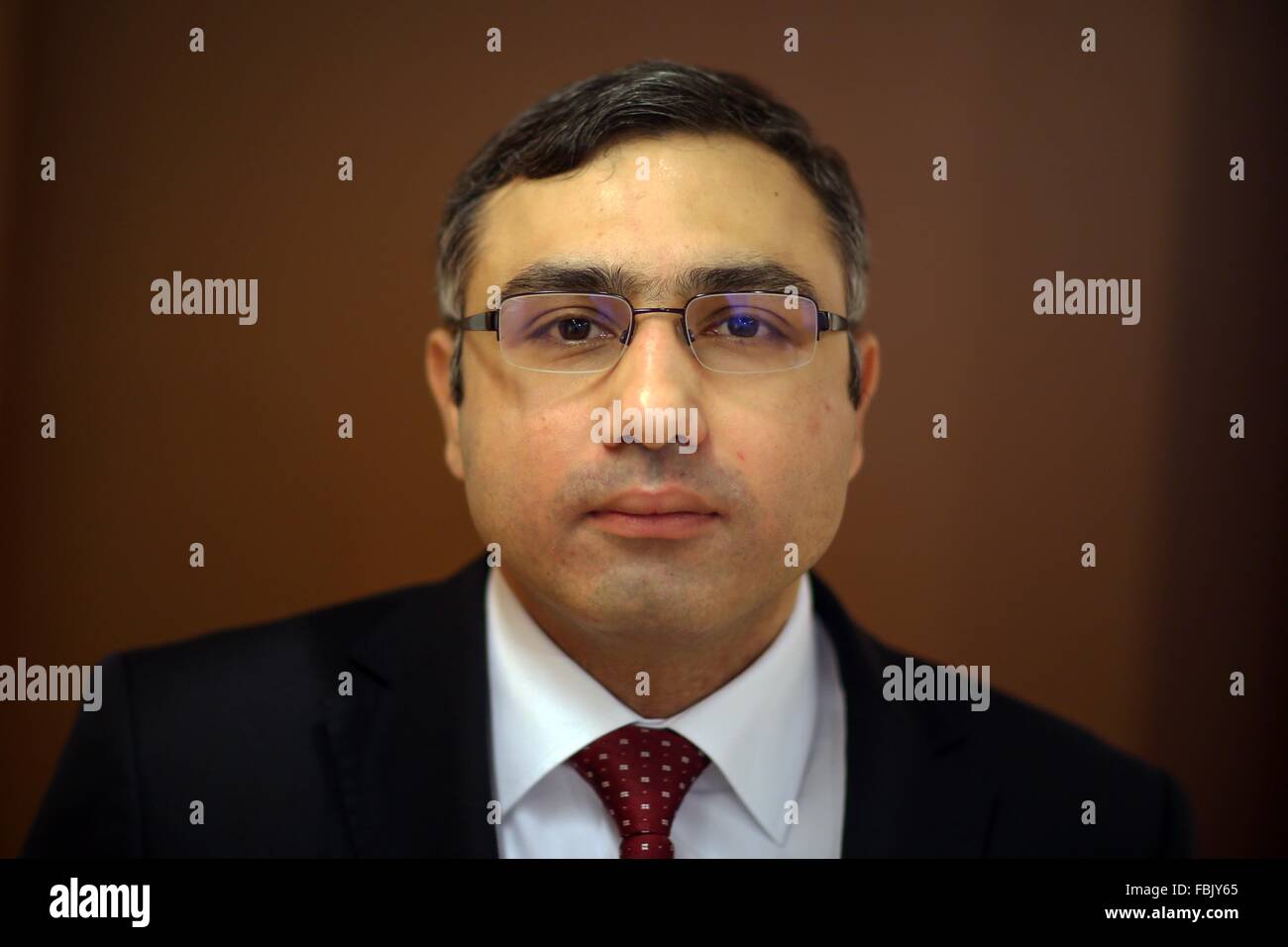 Mainz, Germany. 15th Jan, 2016. Turkish consul general Arif Eser Torun pictured in Mainz ...