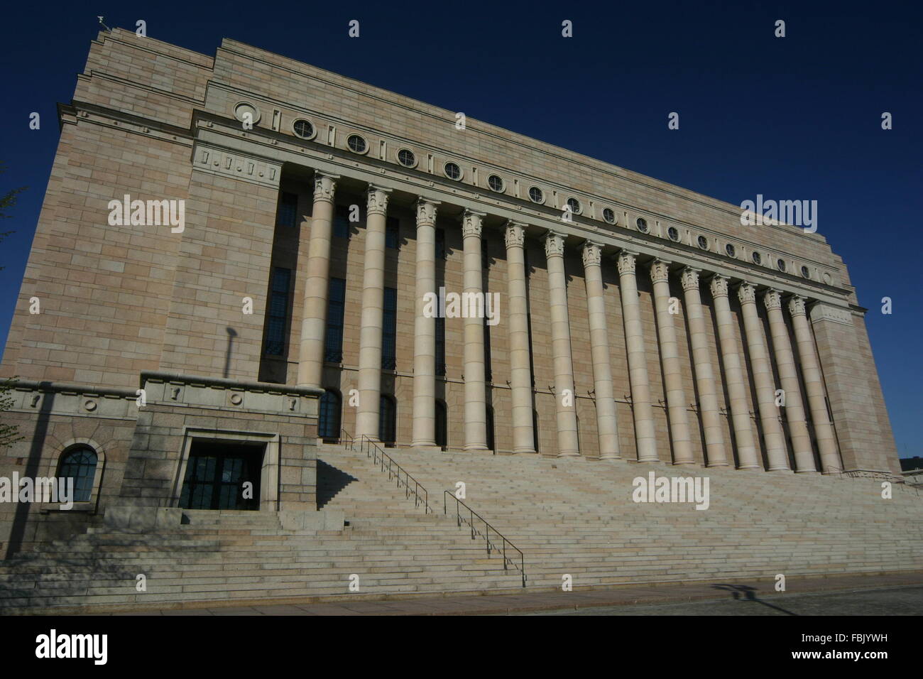 Finnish Parliament House, Eduskuntatalo, Helsinki Suomi Finland Stock ...