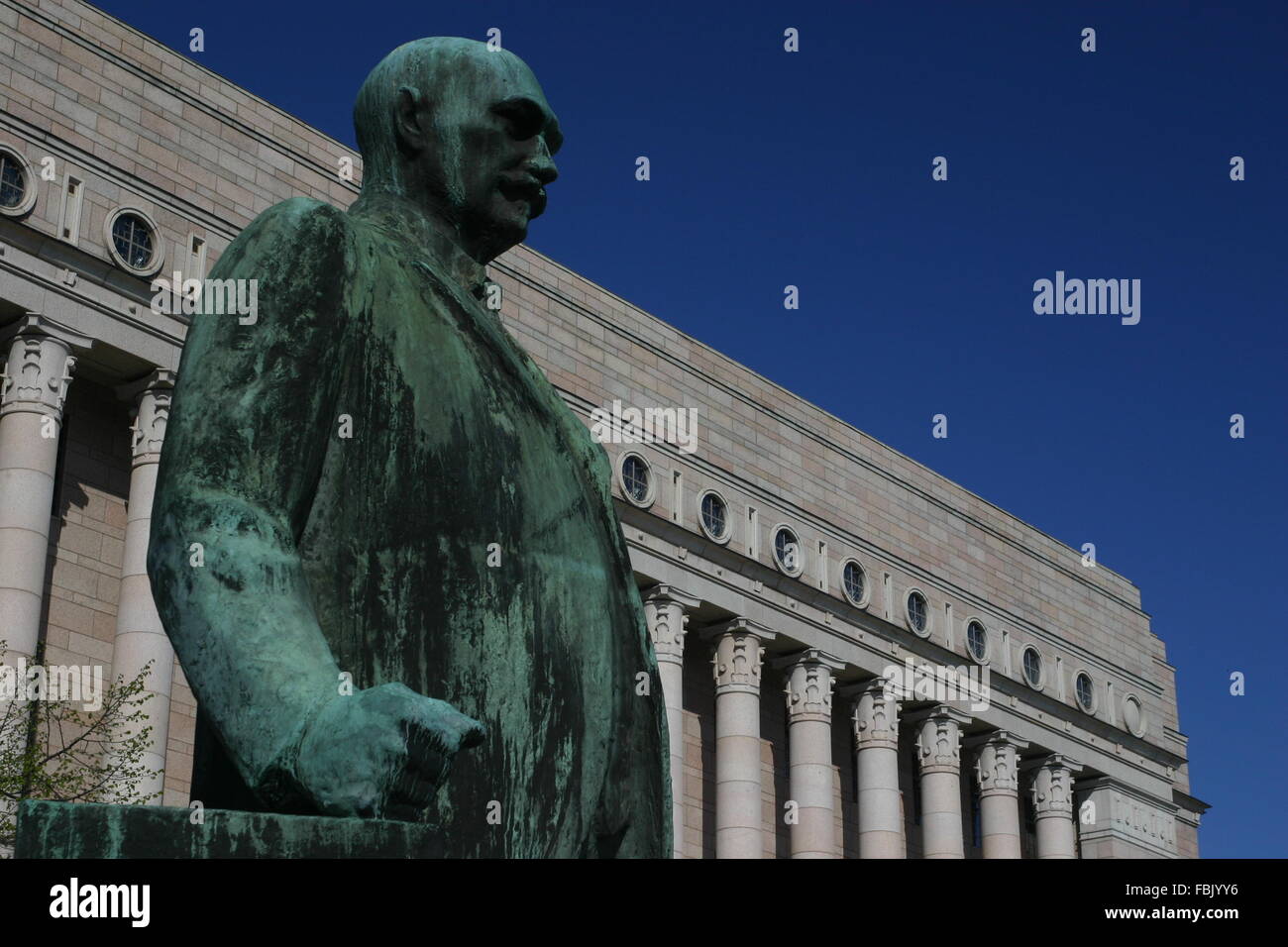 Finnish Parliament House & President Ståhlberg, Eduskuntatalo, Helsinki ...
