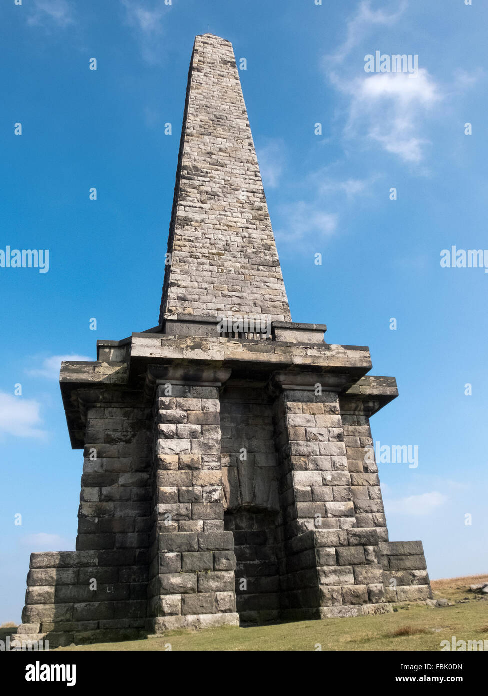 Stoodley Pike, part of the Pennine way , Calderdale Stock Photo - Alamy