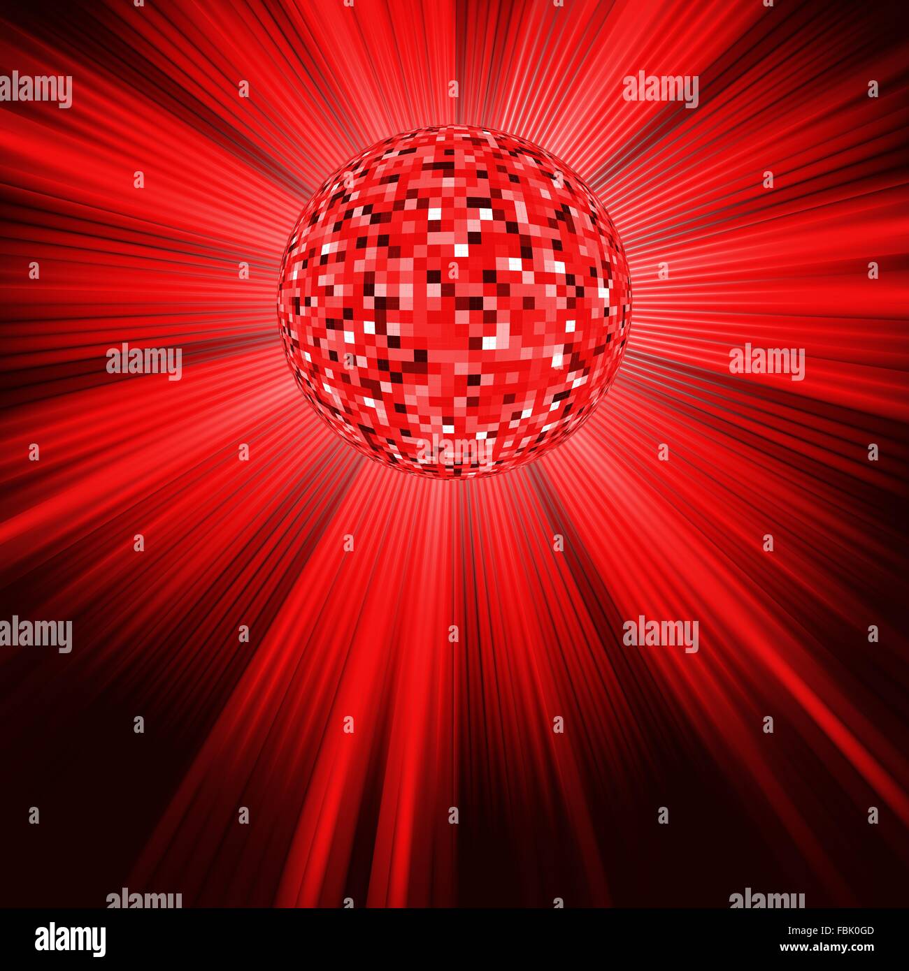 Party Banner with Disco Ball. EPS 8 Stock Vector Image & Art - Alamy
