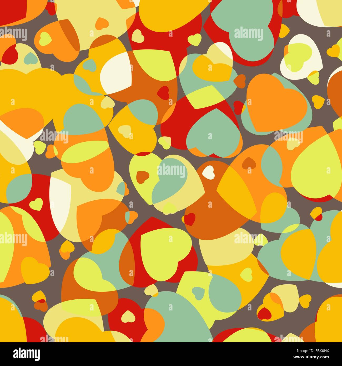 Beautiful colorful heart shape background. EPS 8 Stock Vector Image ...