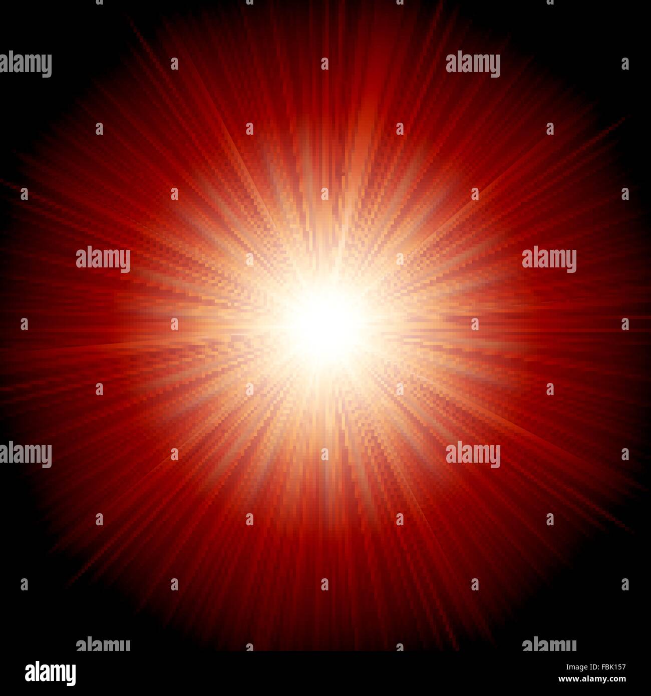 Star burst red and yellow fire. EPS 10 Stock Vector Image & Art - Alamy