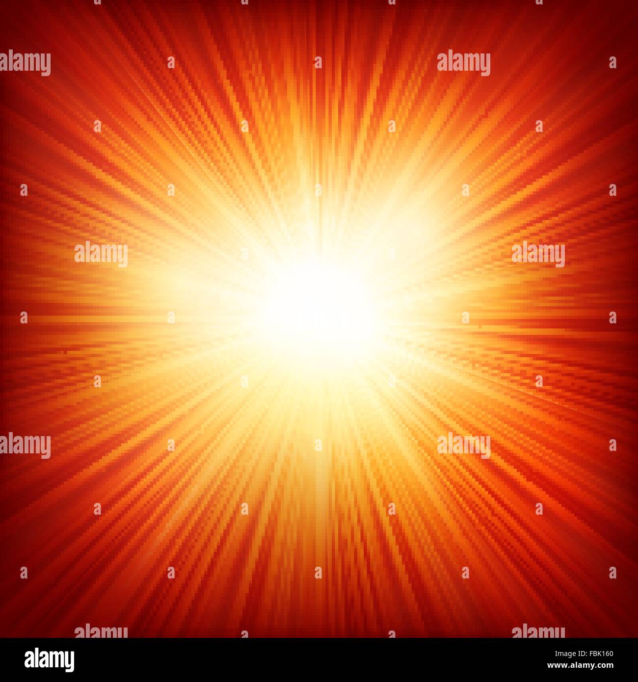 Star burst red and yellow fire. EPS 10 Stock Vector Image & Art - Alamy