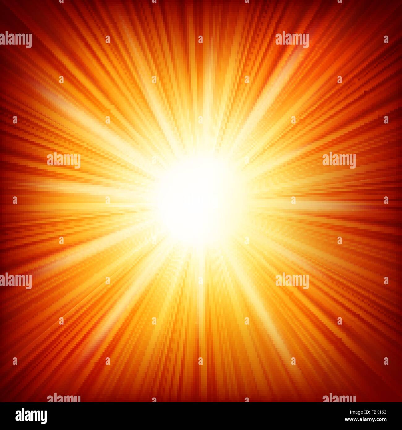 Star burst red and yellow fire. EPS 10 Stock Vector Image & Art - Alamy
