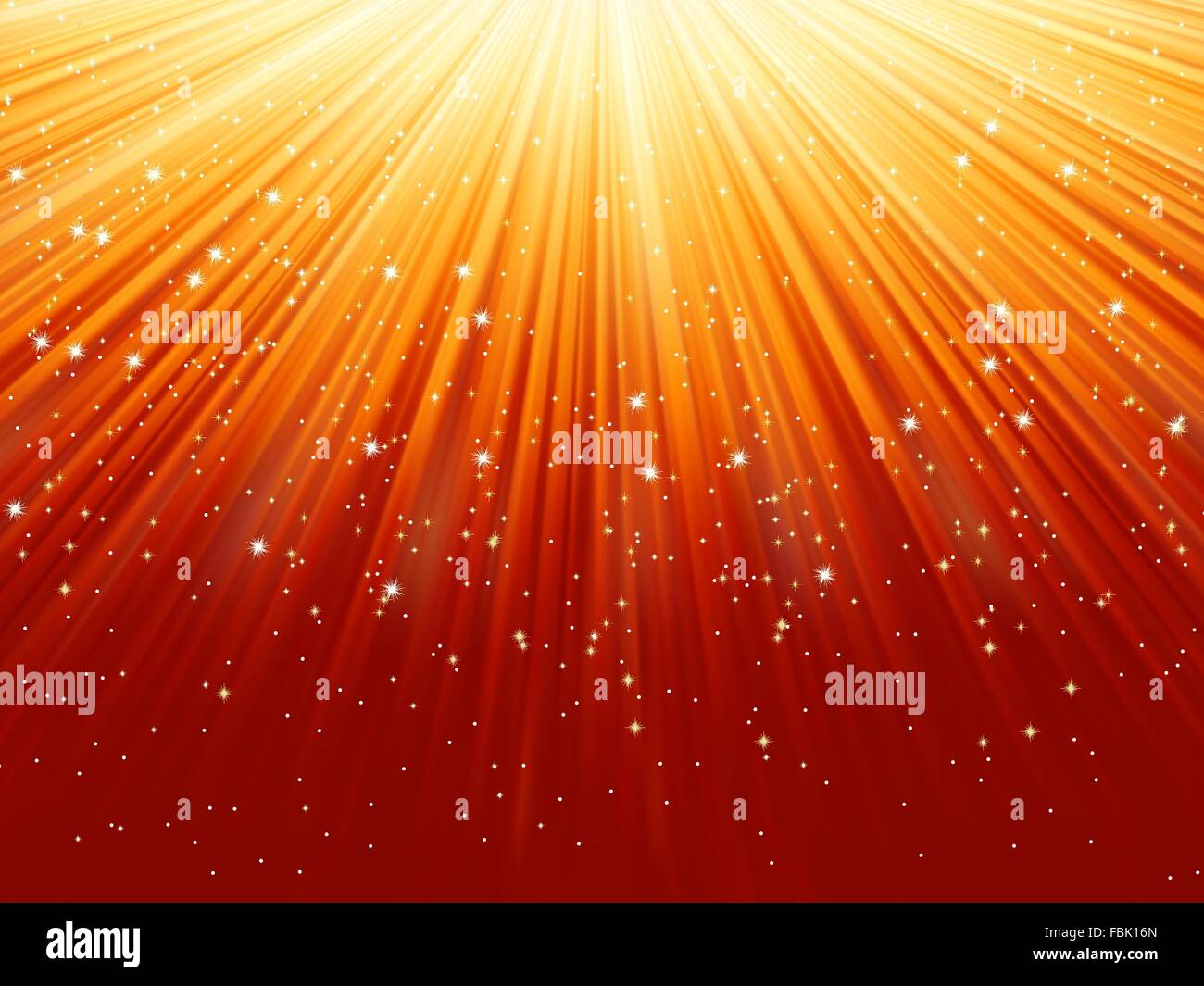 Snowflakes and stars descending light. EPS 8 Stock Vector Image & Art ...