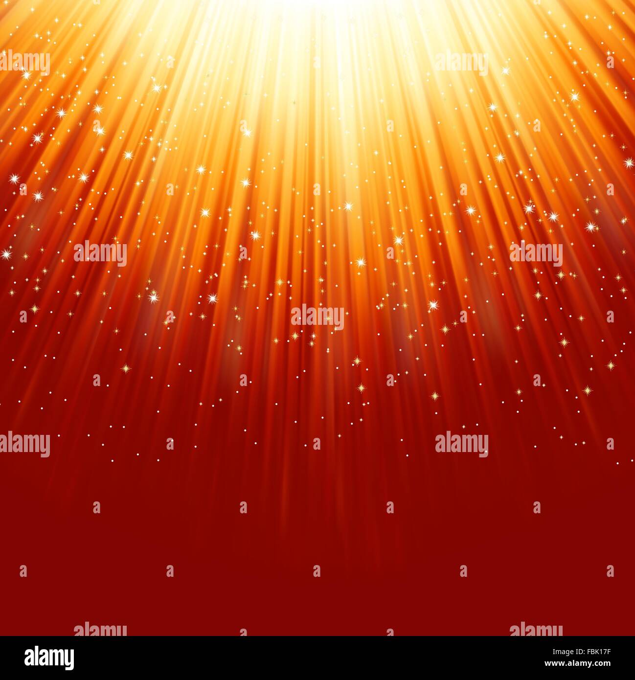 Snowflakes descending on light. EPS 8 Stock Vector Image & Art - Alamy