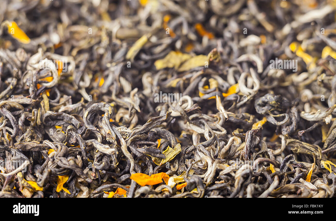 Tea leaves background/ green tea Stock Photo - Alamy
