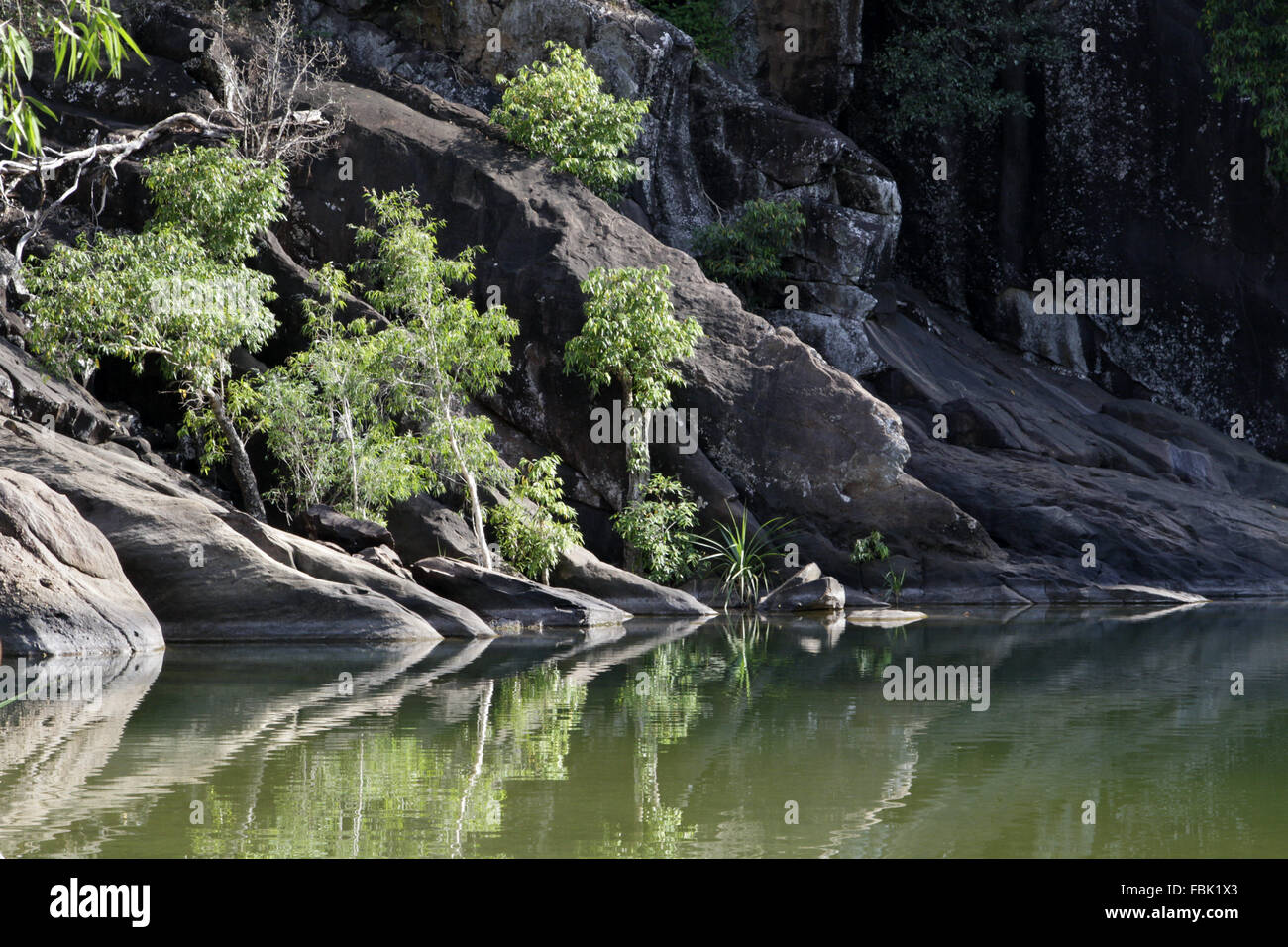 Australian landscape with reflection Stock Photo - Alamy