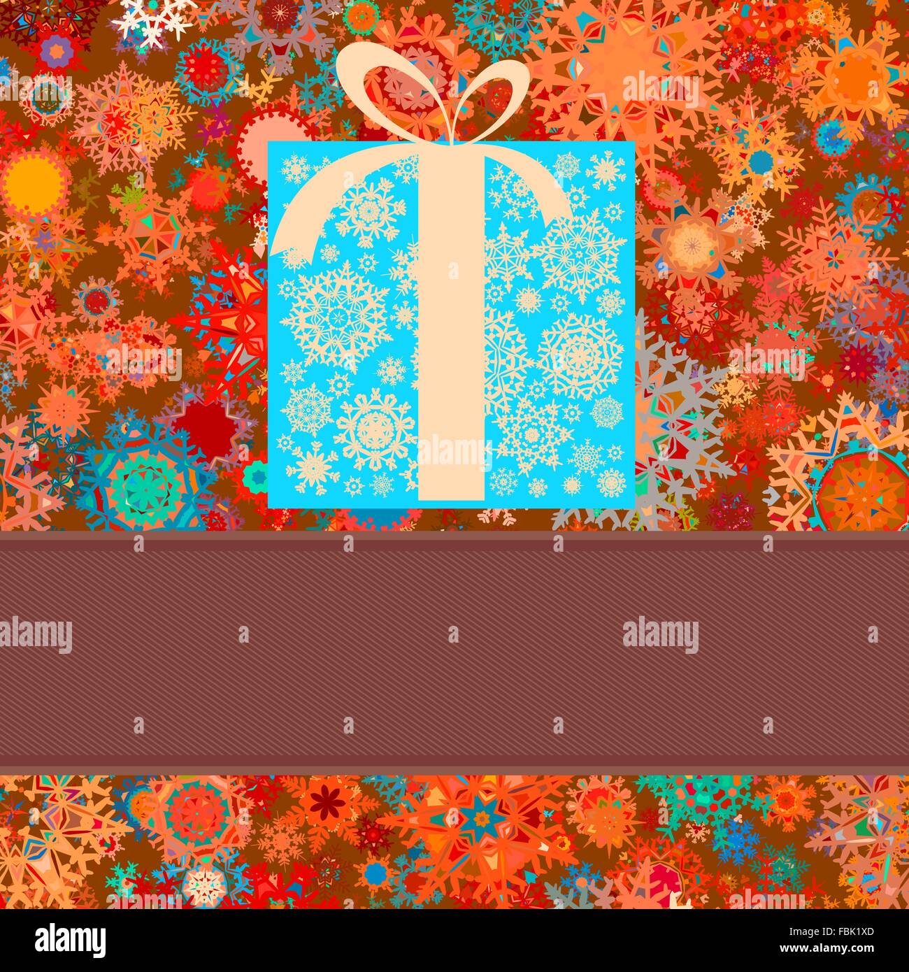 Christmas gift, frame with copyspace. EPS 8 Stock Vector Image & Art ...