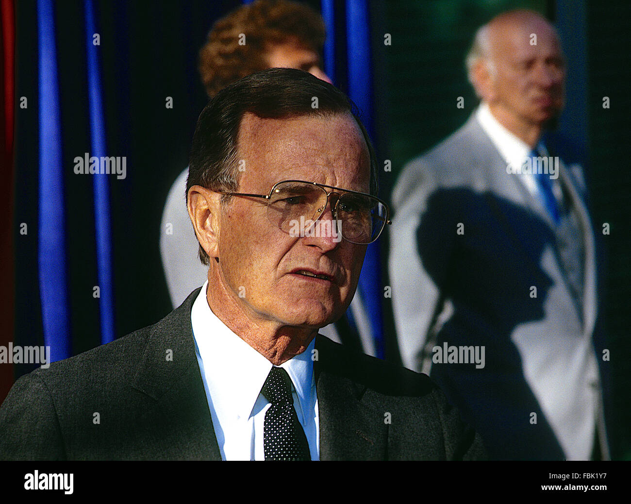 Chicago, Illinois, USA, 2nd May, 1986 Vice President George H.W. Bush ...