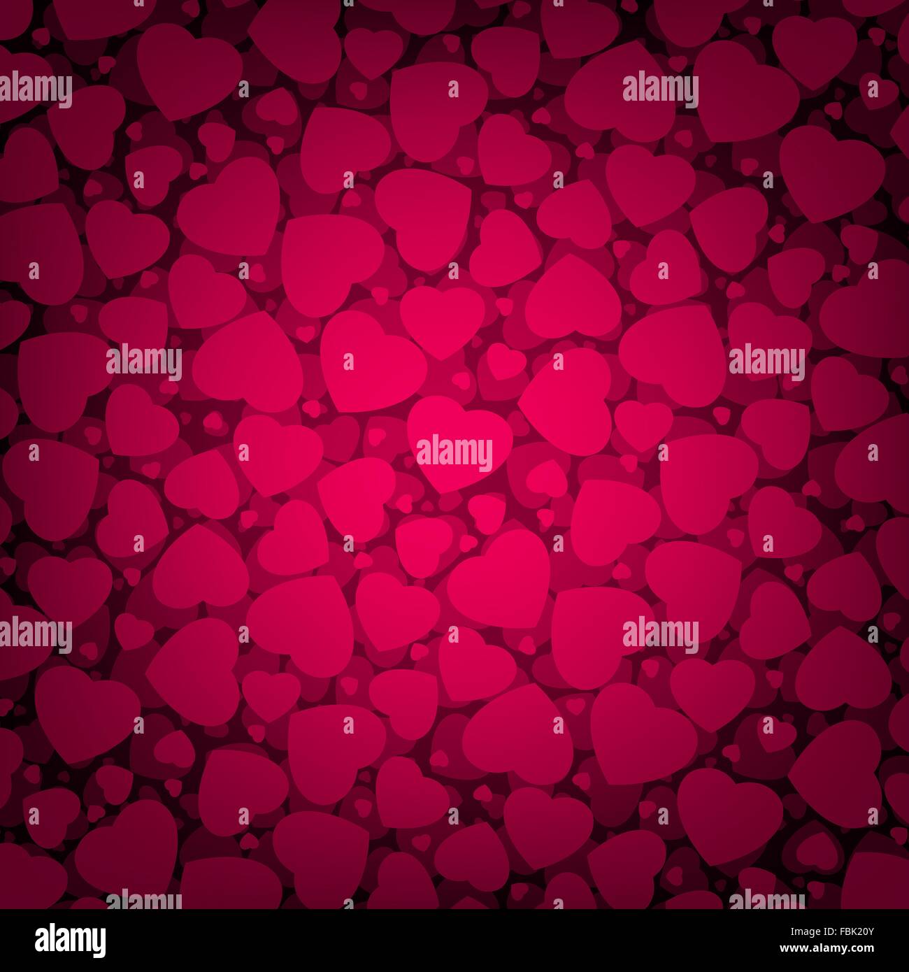 Paper hearts copy space Stock Vector Images - Alamy
