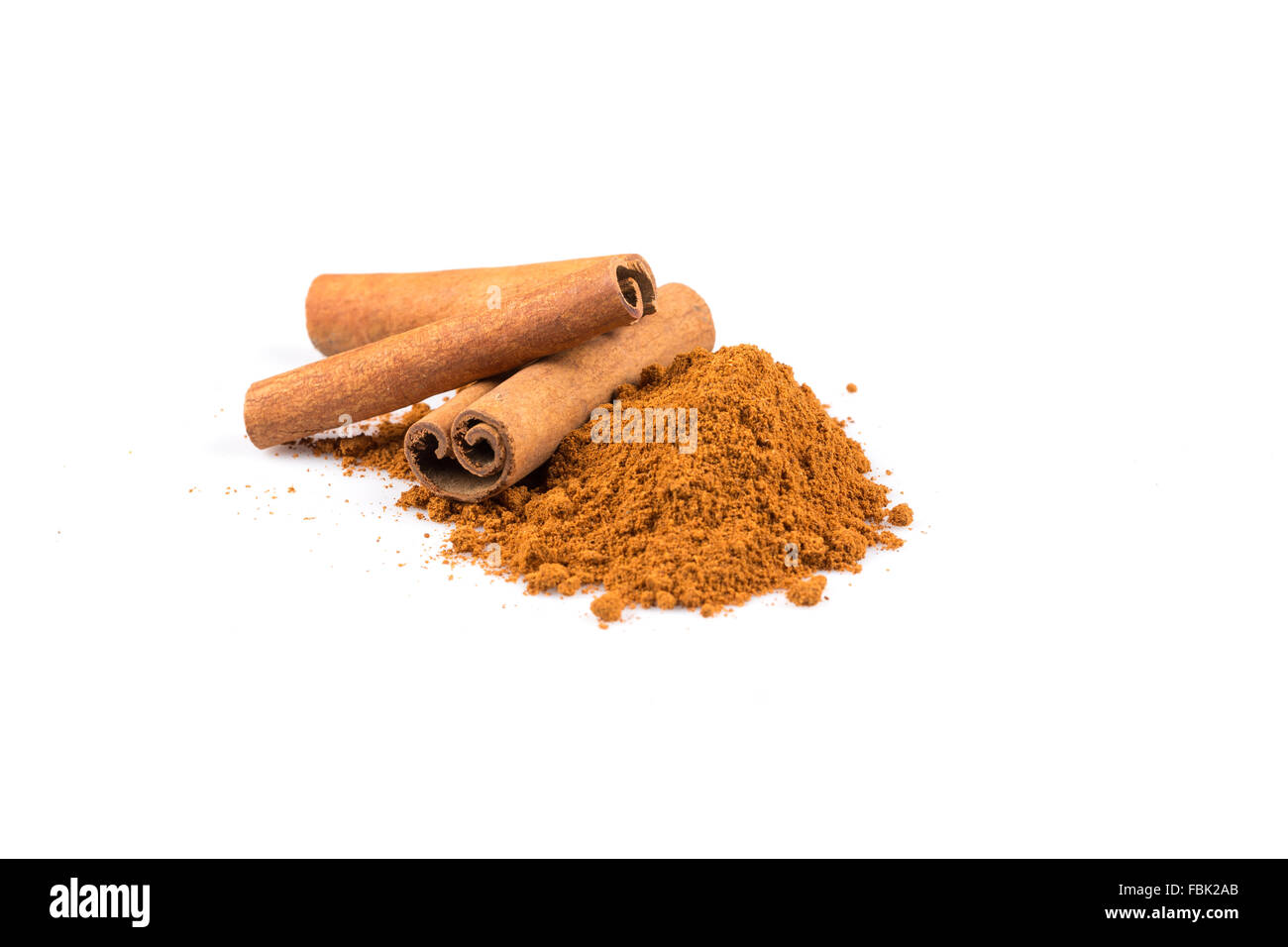 Cinnamon sticks with powder hi-res stock photography and images - Alamy