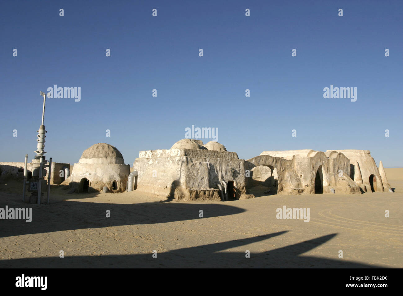 NEFTA; TUNISIA - DEC 8; Original movie scenery for Star Wars film in ...