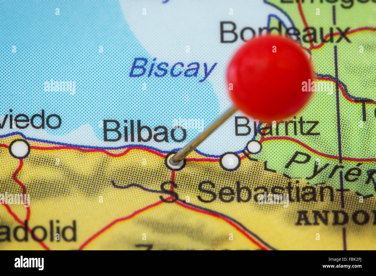 Bilbao map hi-res stock photography and images - Alamy