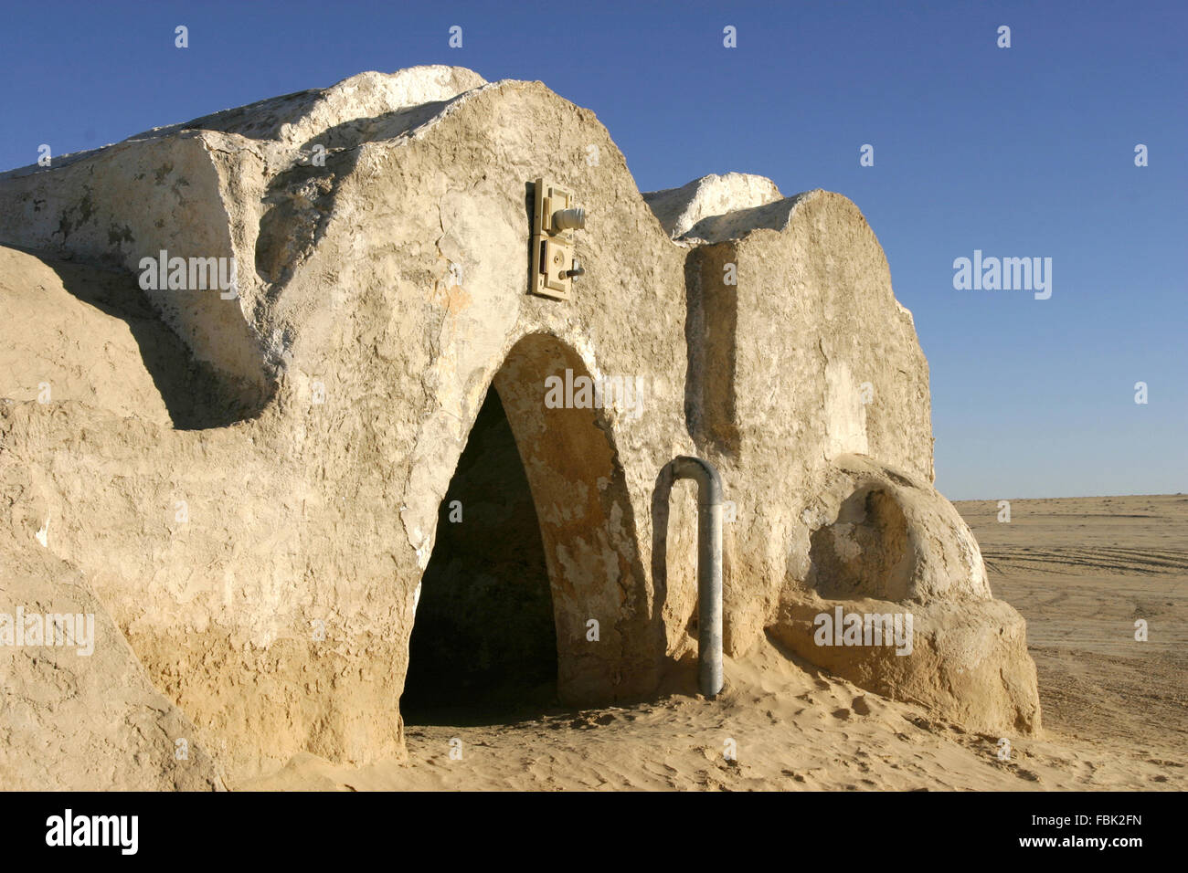 NEFTA; TUNISIA - DEC 8; Original movie scenery for Star Wars film in ...