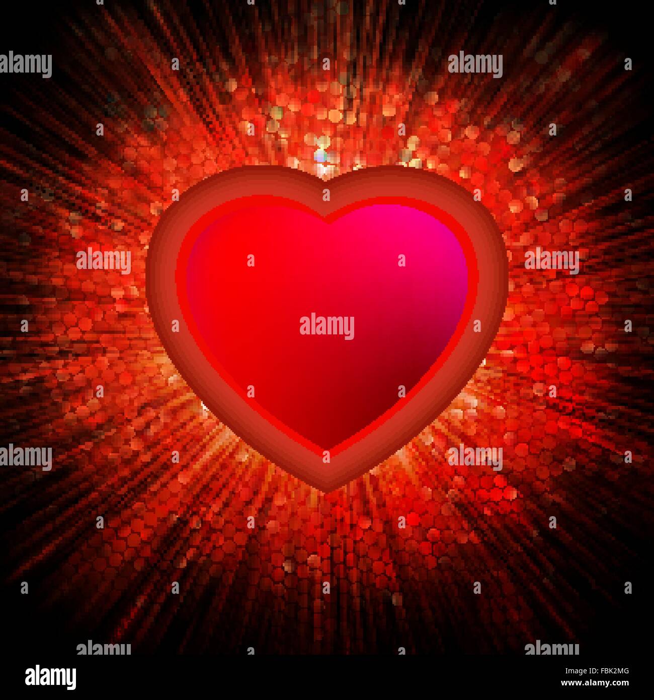 3d heart burst background hi-res stock photography and images - Alamy