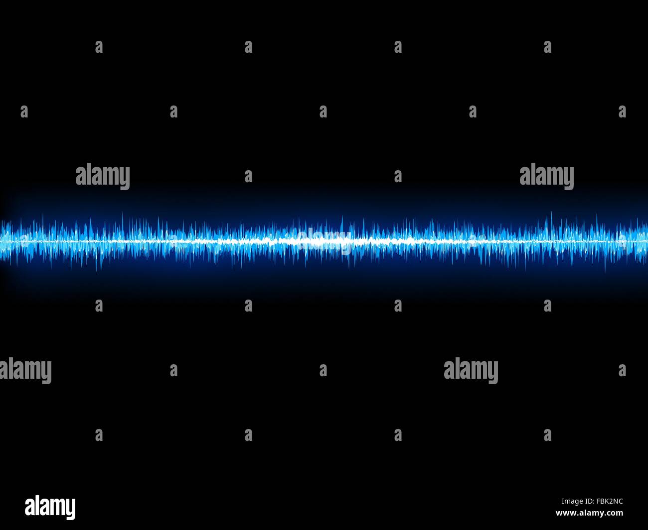 Blue sound wave on white background. + EPS10 Stock Vector Image & Art ...