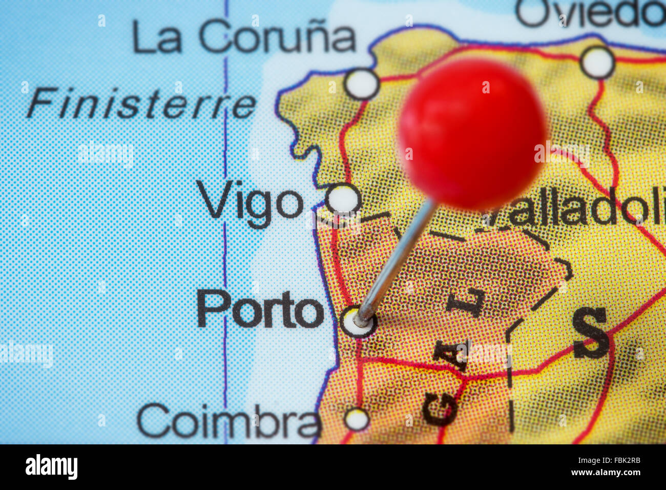 Map of porto city hi-res stock photography and images - Alamy