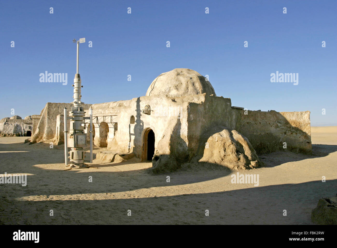 NEFTA; TUNISIA - DEC 8; Original movie scenery for Star Wars film in ...
