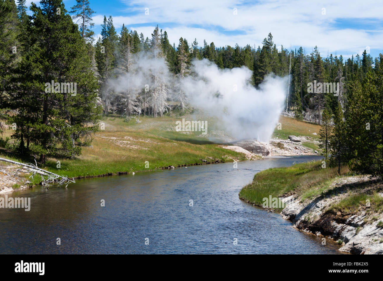Riverside geyser hi-res stock photography and images - Alamy