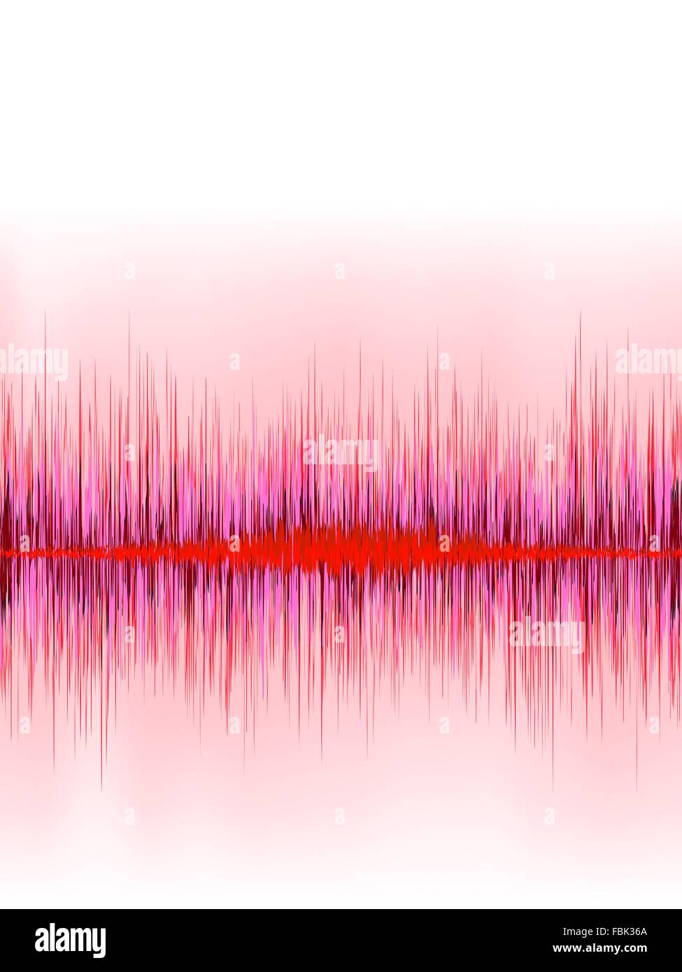 Abstract equalizer background. Red wave. EPS 8 Stock Vector Image & Art ...