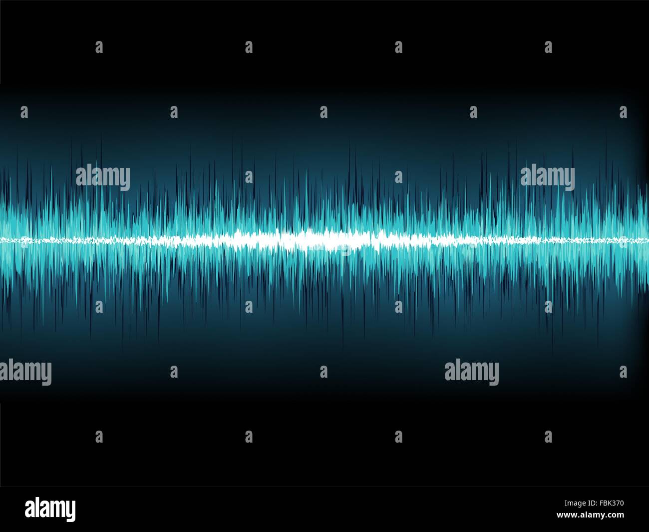 Blue sound wave on white. + EPS10 Stock Vector Image & Art - Alamy