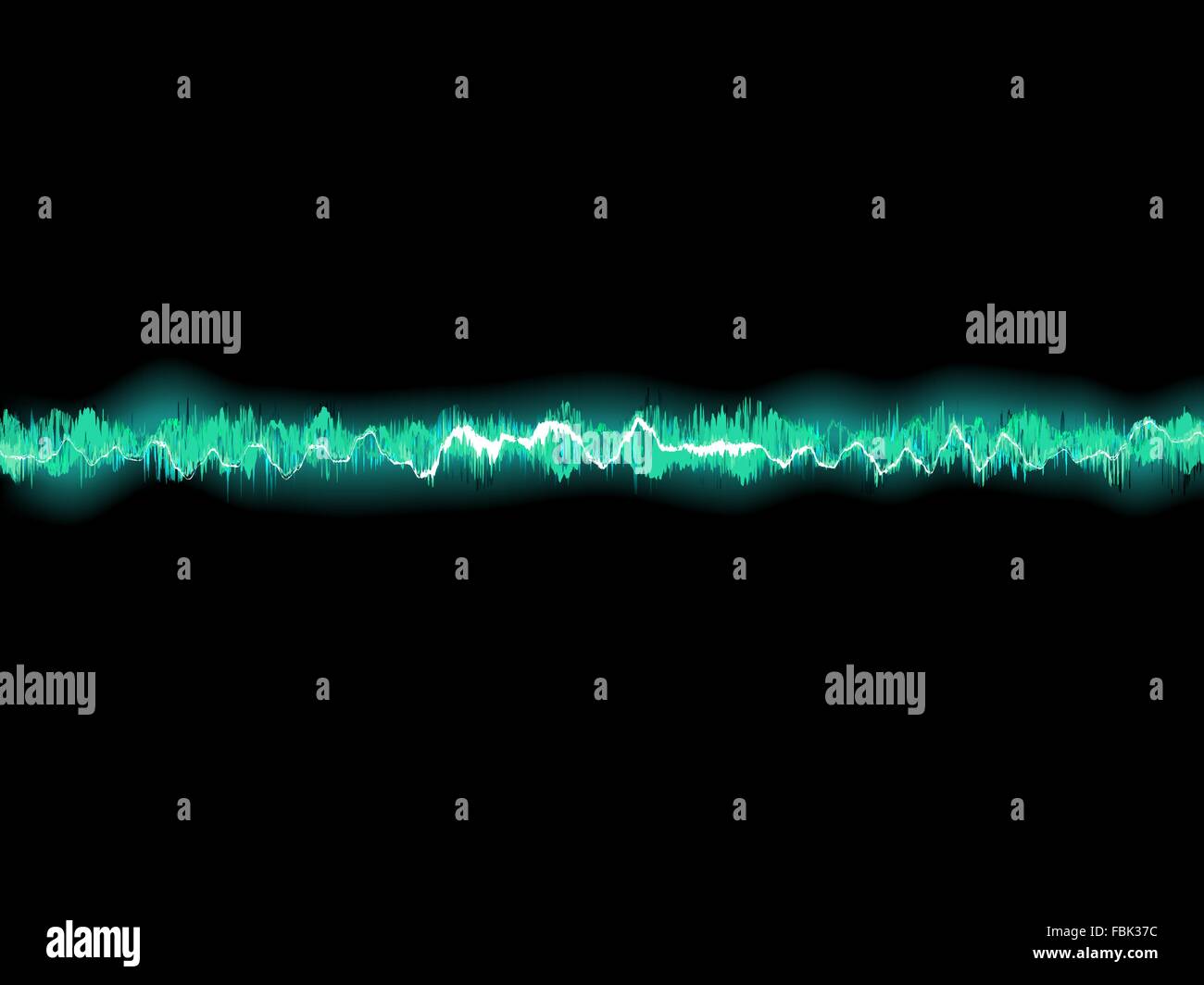 Abstract blue waveform. EPS 8 Stock Vector Image & Art - Alamy
