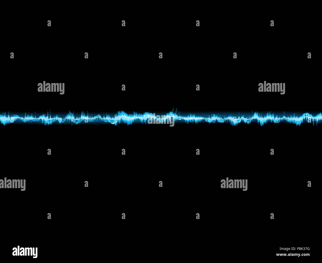 Bright sound wave on a dark blue. EPS 10 Stock Vector Image & Art - Alamy