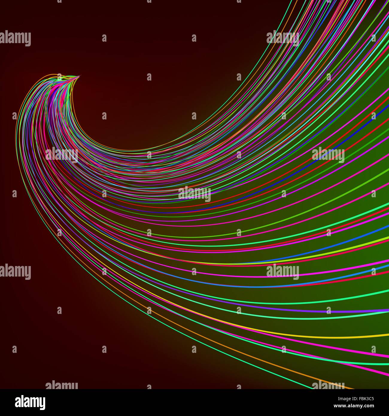 Colorful lines on dark red background. EPS 8 Stock Vector Image & Art ...