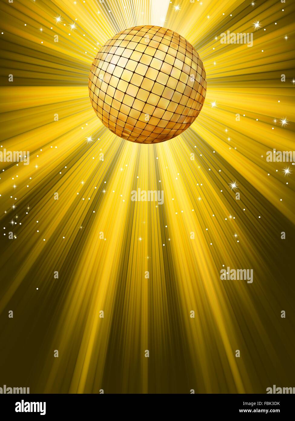 Party Banner with Disco Ball. EPS 8 Stock Vector Image & Art - Alamy