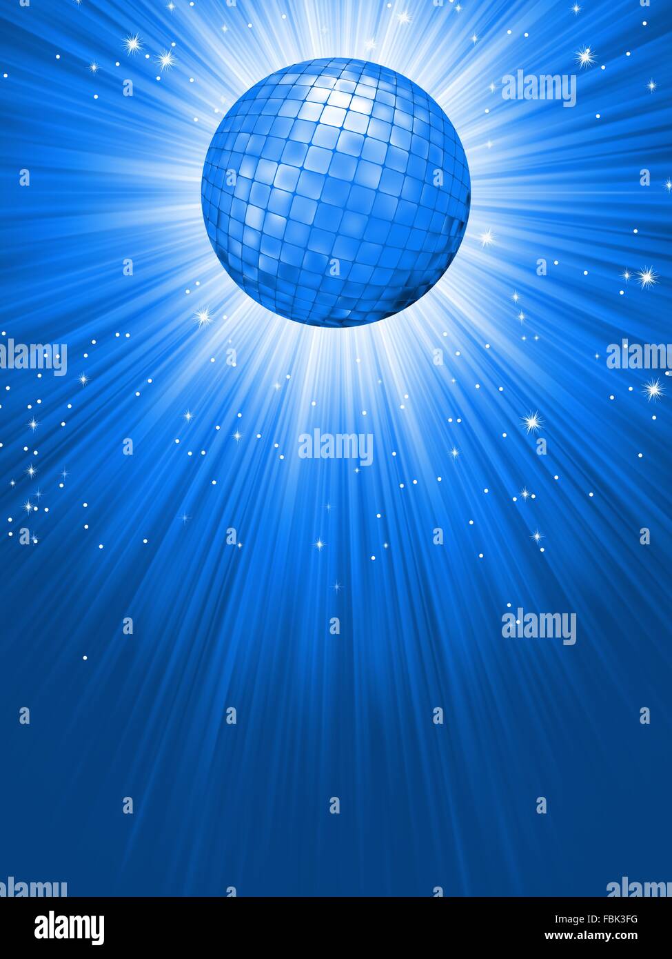 Party Banner with Disco Ball. EPS 8 Stock Vector Image & Art - Alamy