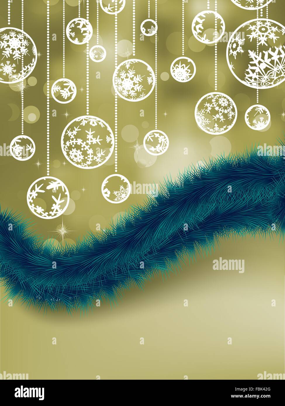 Elegant yellow christmas background. EPS 8 Stock Vector Image & Art - Alamy