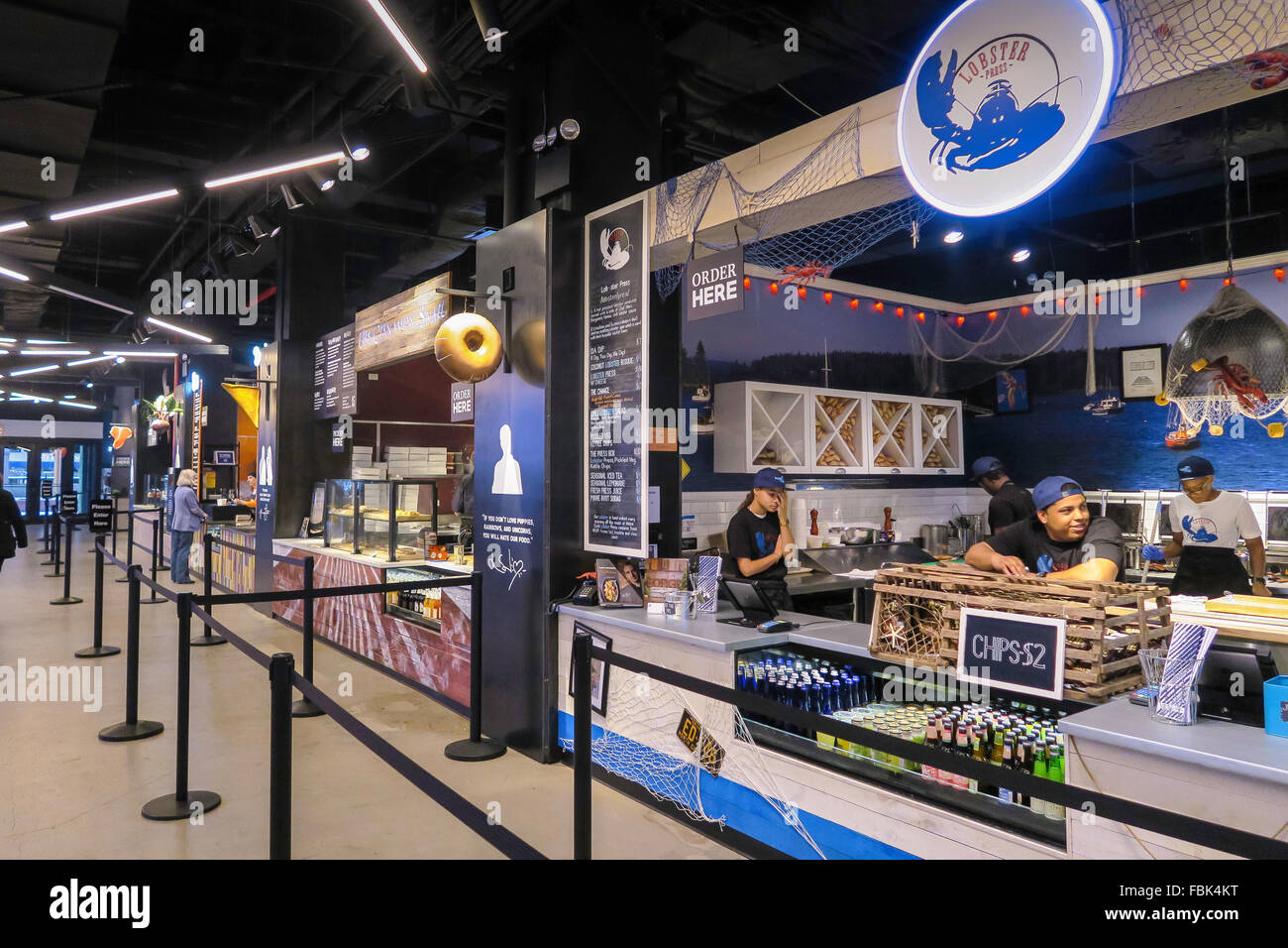 The Pennsy was a food hall in Penn Station from 2016 to 2020, New York ...