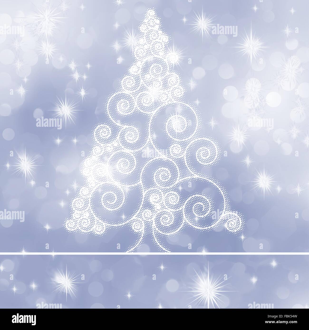 Blue sparkling lights festive Stock Vector Images - Alamy