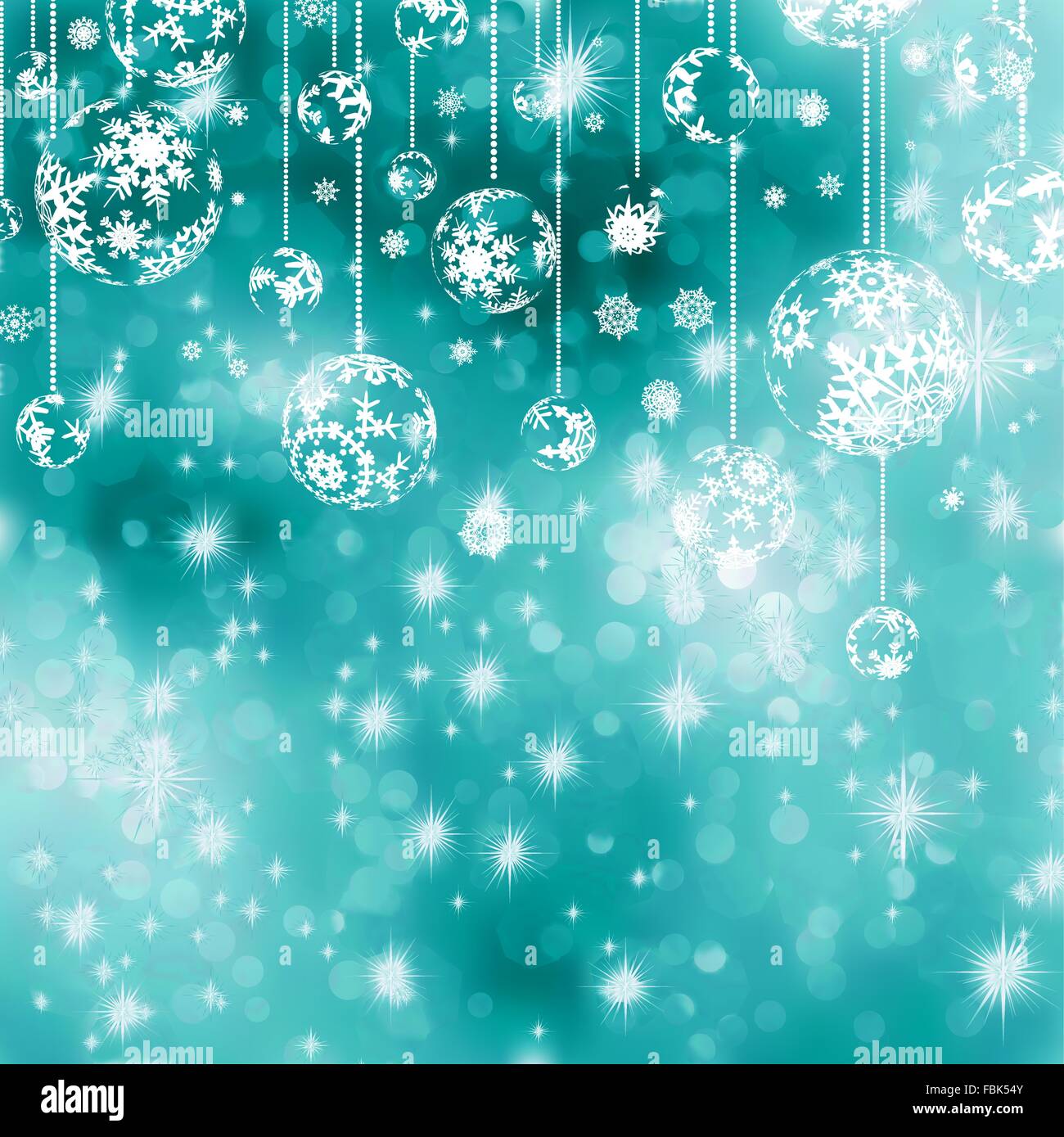 Christmas baubles on decoration Stock Vector Images - Alamy