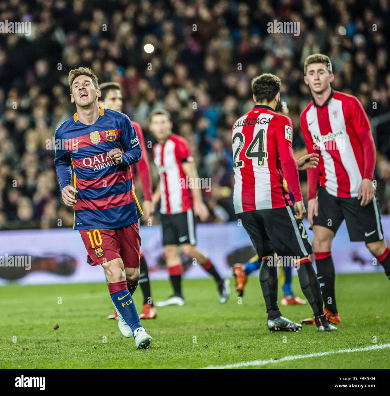 Barcelona, Catalonia, Spain. 17th Jan, 2016. FC Barcelona's forward ...