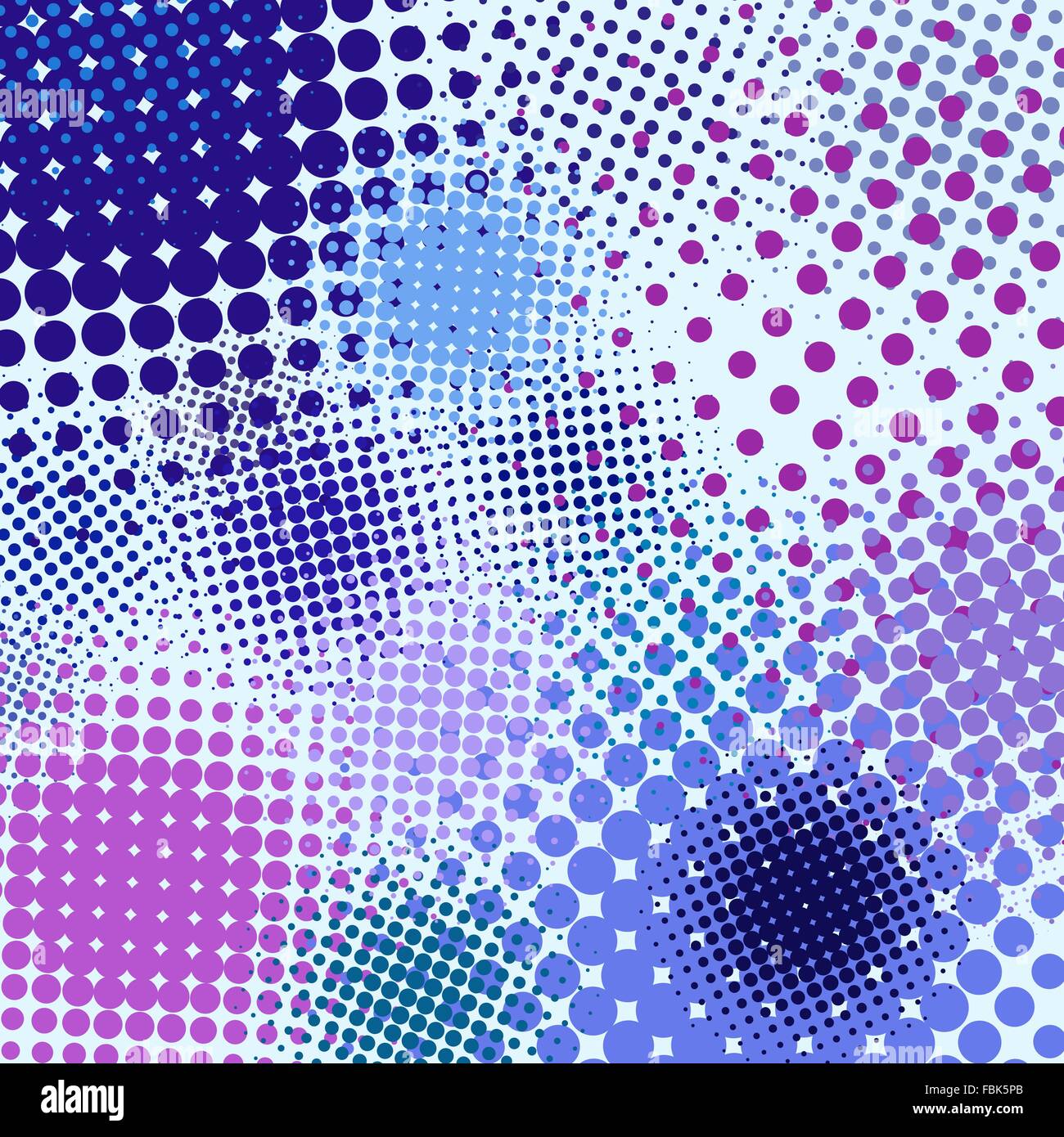 Color different abstract halftone object. EPS 8 Stock Vector Image ...