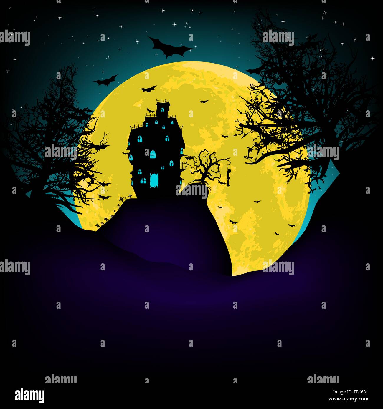 Haunted cliffs Stock Vector Images - Alamy