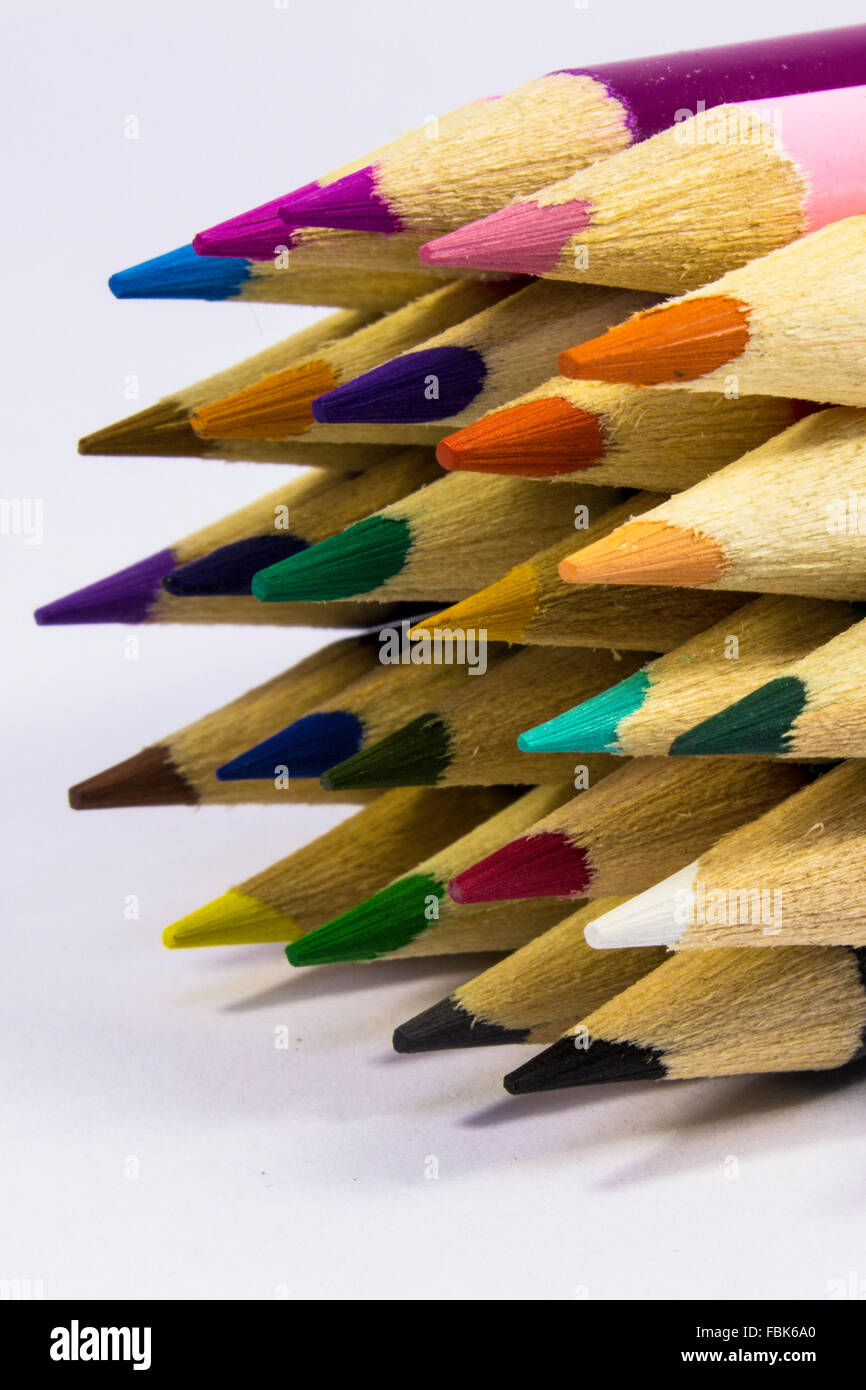 Pencils, close up Stock Photo - Alamy