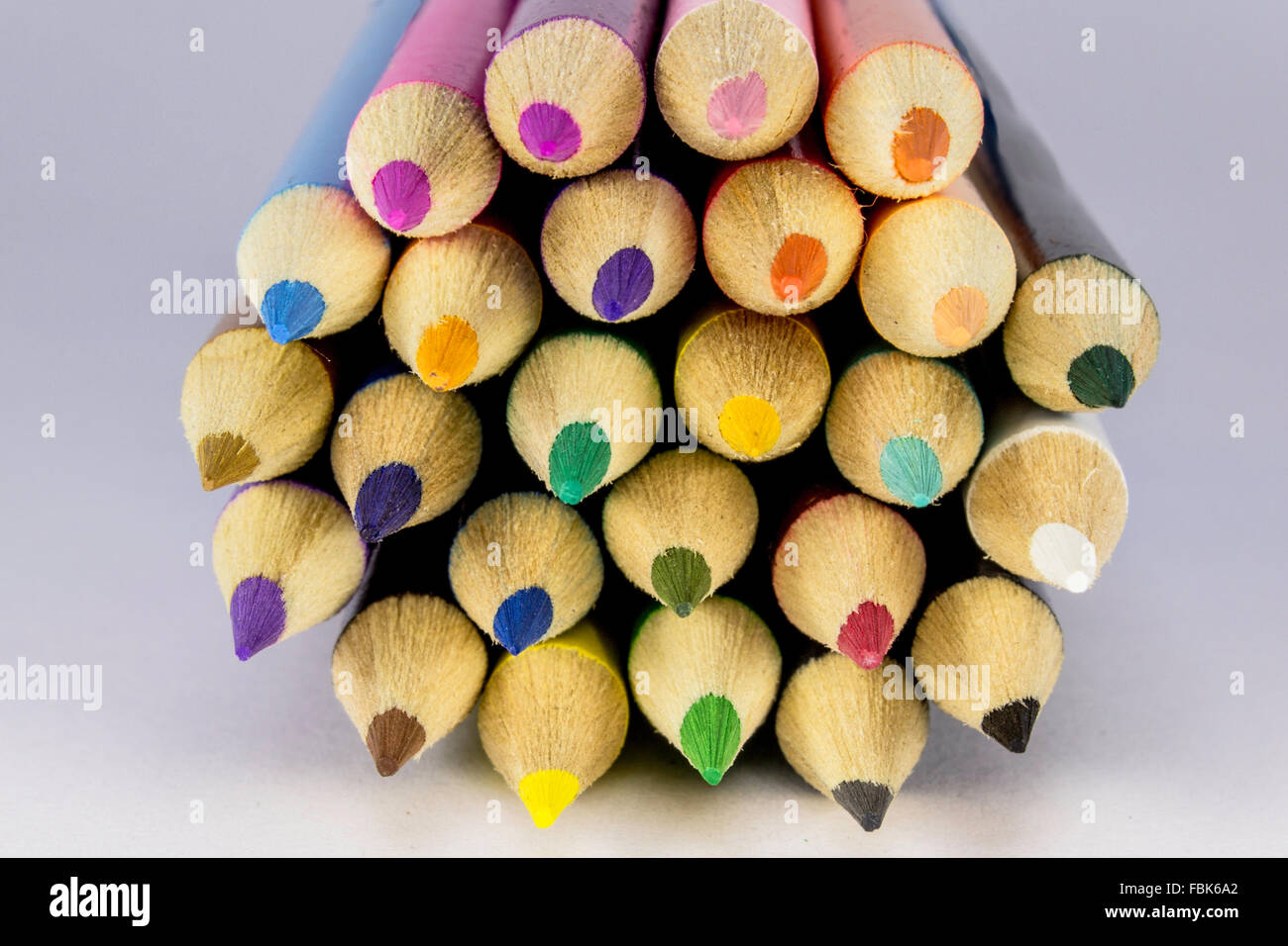 Stack of pencils Stock Photo - Alamy