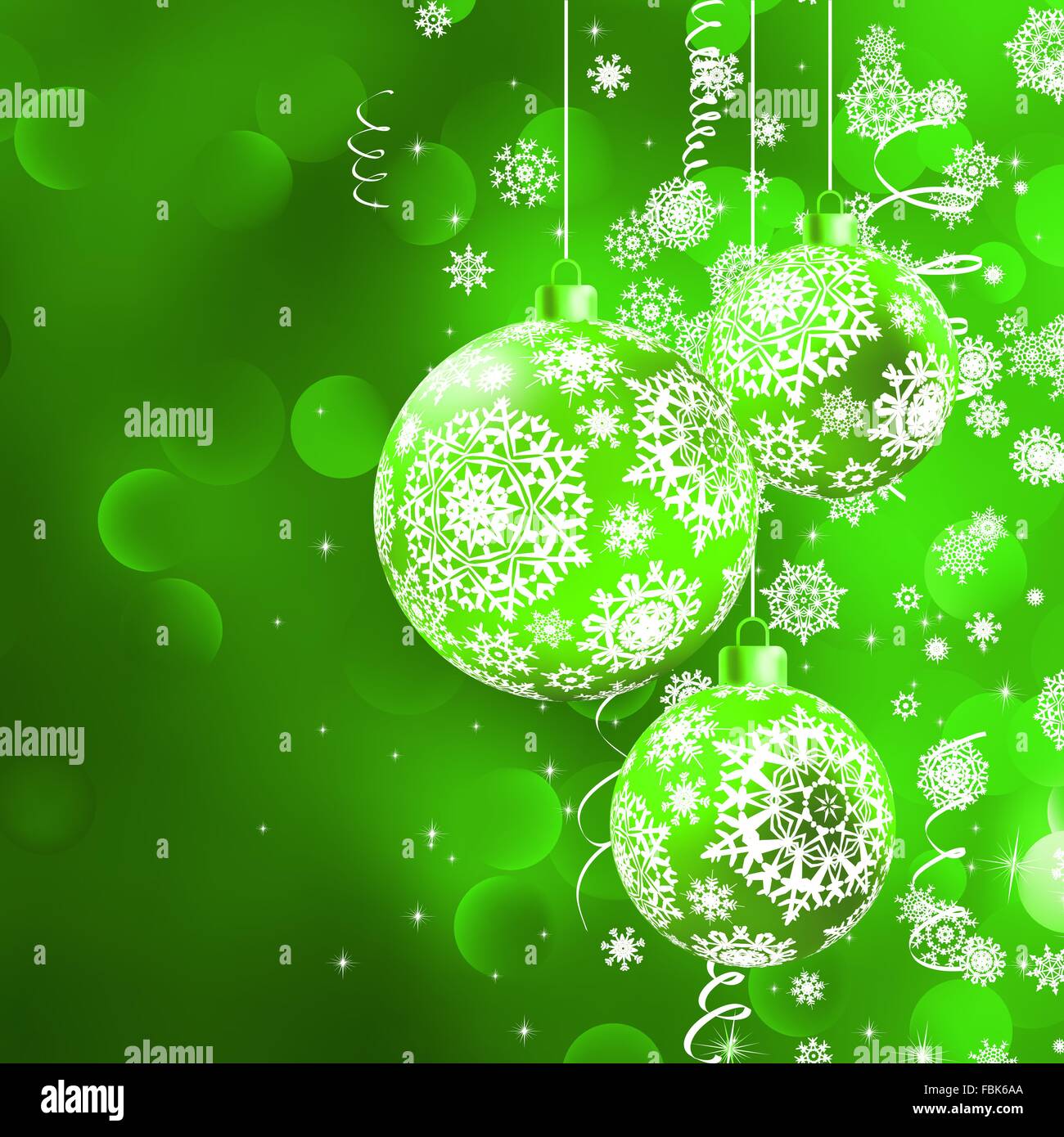 Christmas balls with stars. EPS 8 Stock Vector Image & Art - Alamy