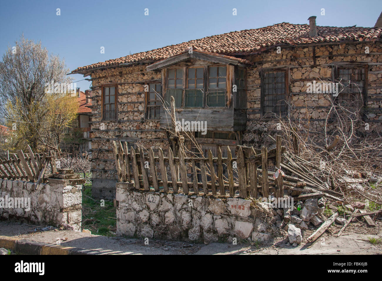 Traditional house in Ormana Village Akseki Antalya Turkey Stock Photo ...